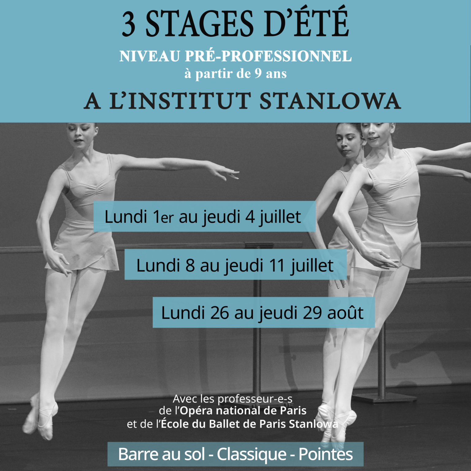 Stages – Ecole du ballet de Paris Stanlowa